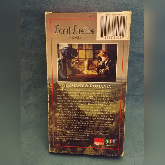 Media | Great Castles Of Europe Germany Romania Vhs | Poshmark